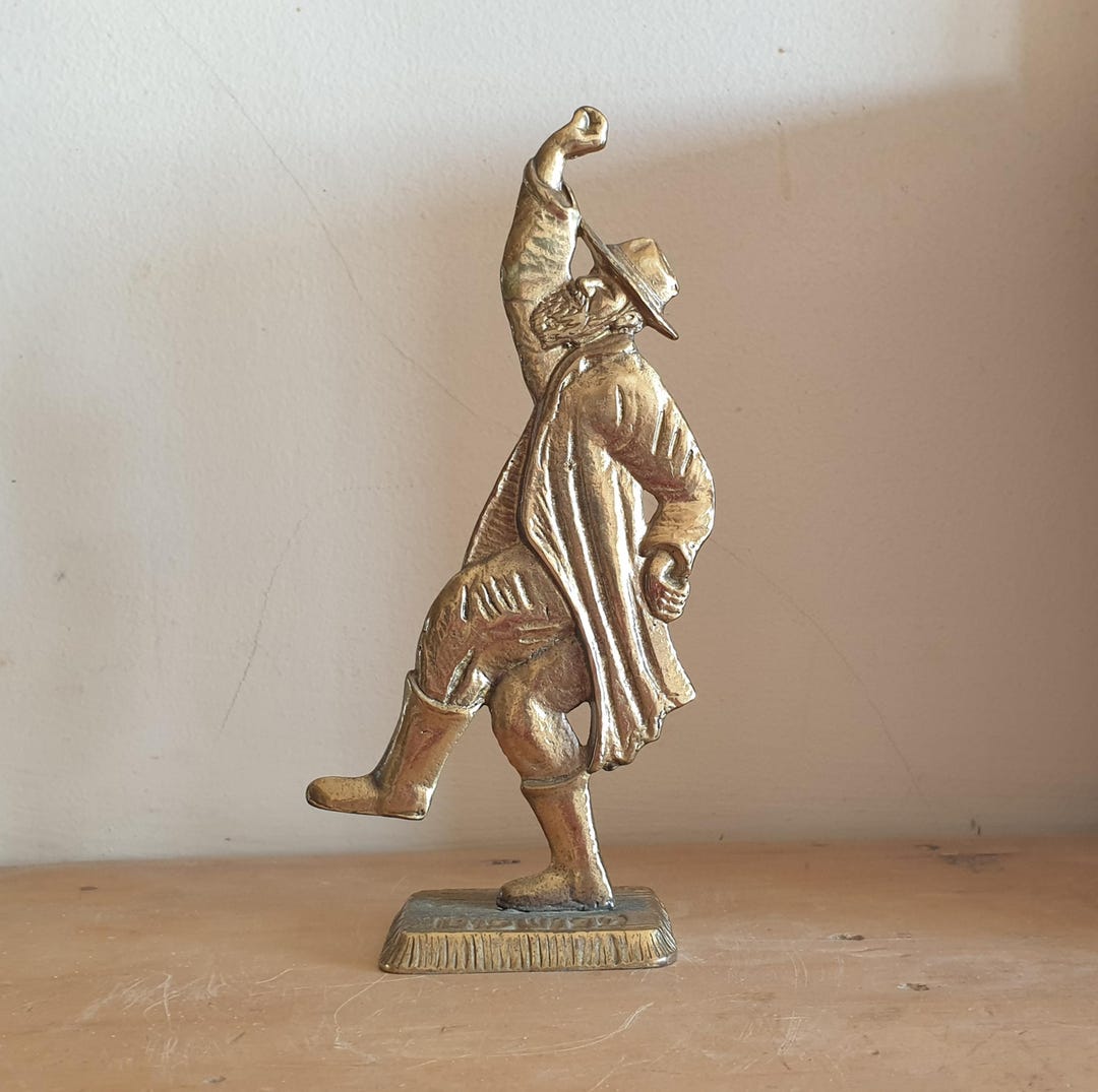 Vintage Israeli Tamar Brass Dancing Jewish Man Figurine - Etsy