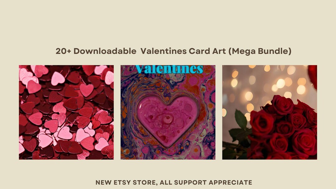 Editable Valentine's Day Card Bundle – Printable DIY Cards (digital ...