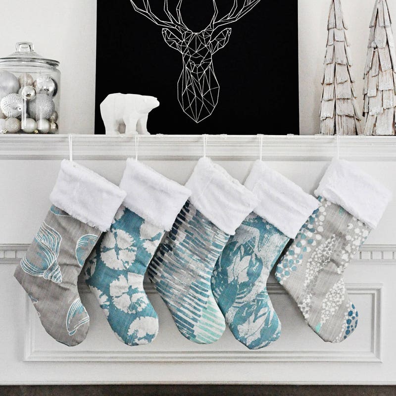 Christmas Coastal Stockings - Etsy