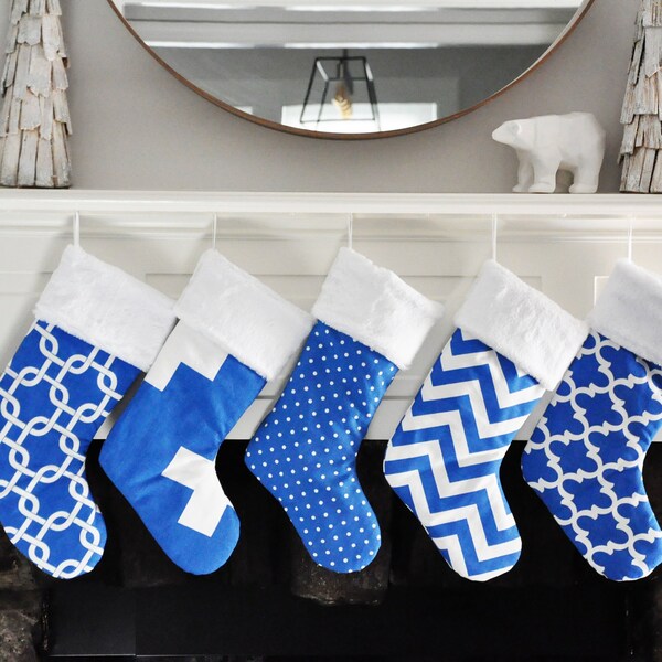 Royal Blue Stocking - Etsy