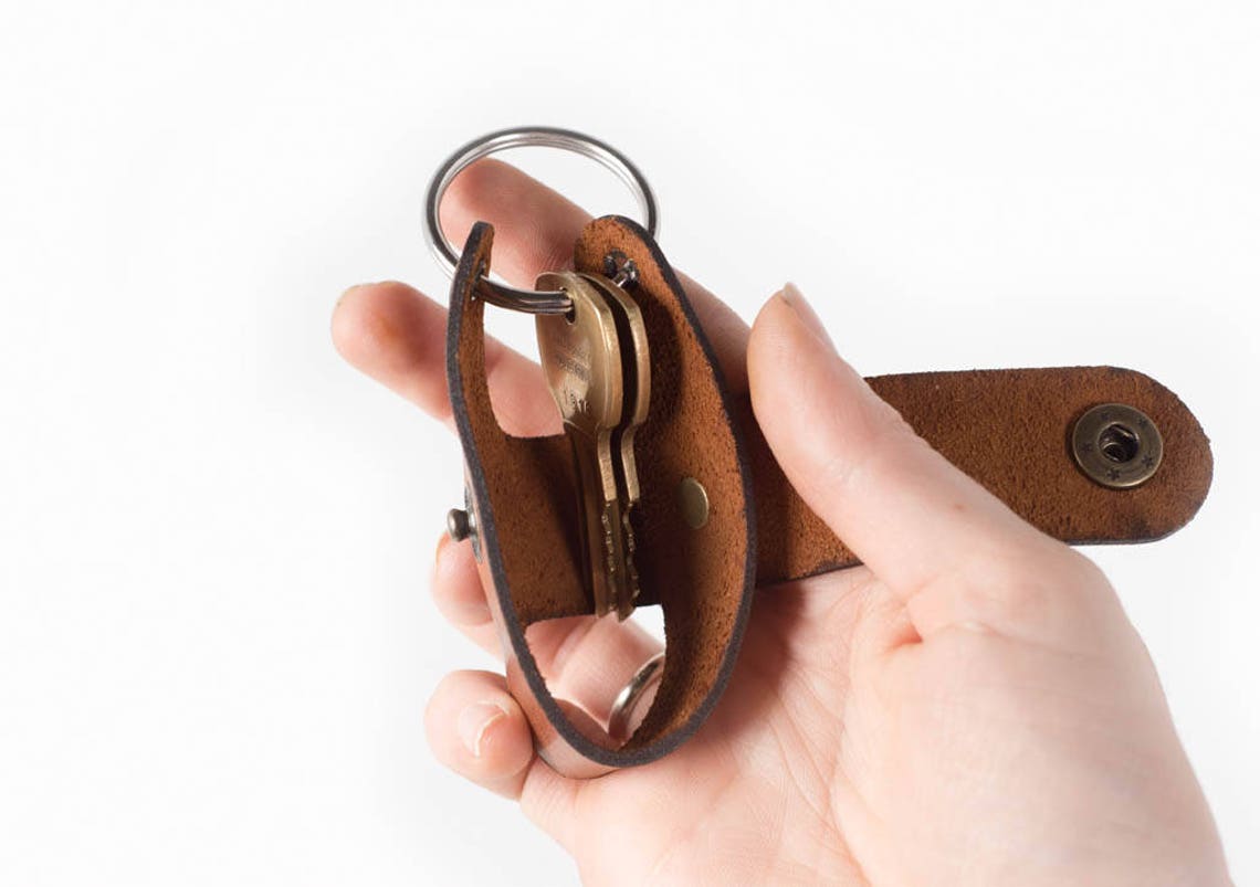Leather Key Chain, Key Caddy, Key Organizer, Key Pouch, Key Pocket, Key ...