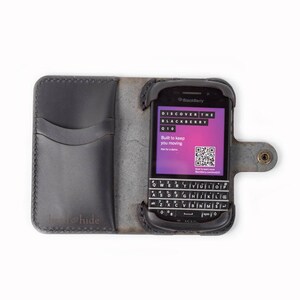 Blackberry Q10 Leather Phone Wallet Case Blackberry Q10 Case - Etsy