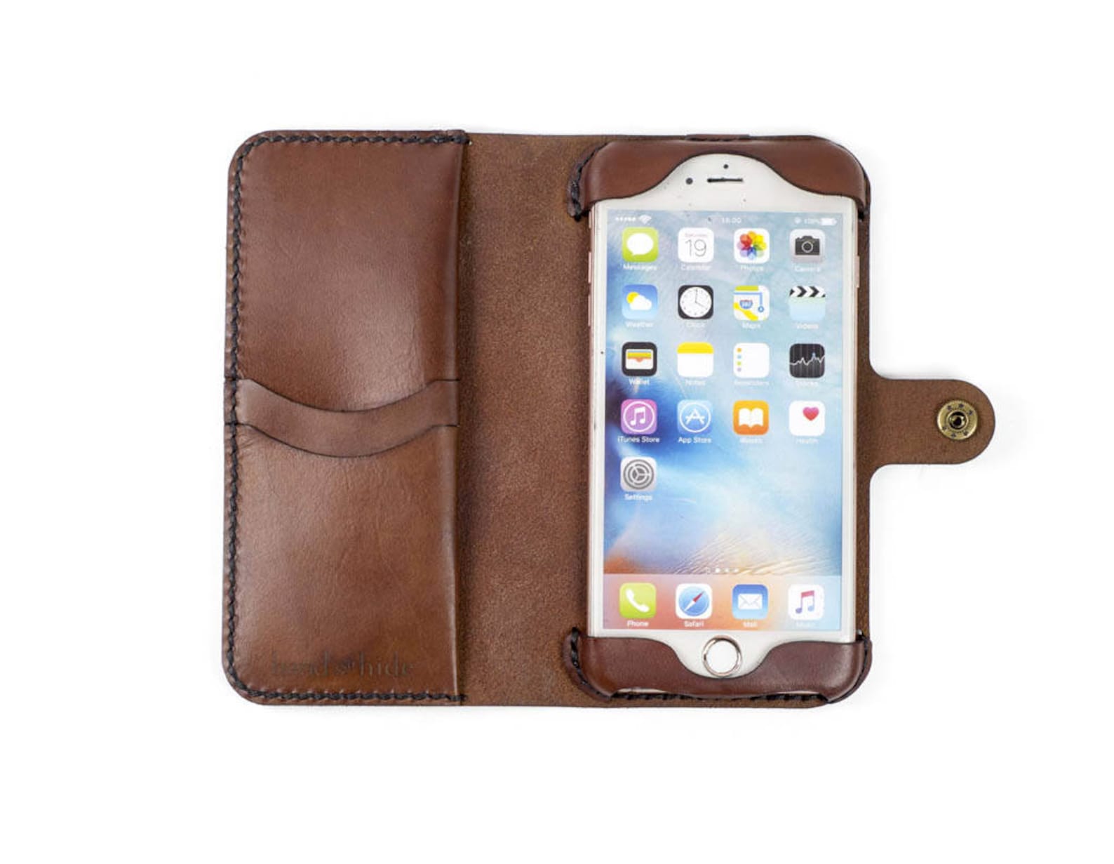 IPhone 6s Plus Leather Wallet Case Leather iPhone 6 Plus | Etsy