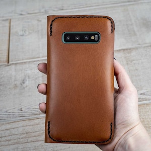 Left-handed Phone Wallet Case All Leather Iphone, Samsung, Pixel ...