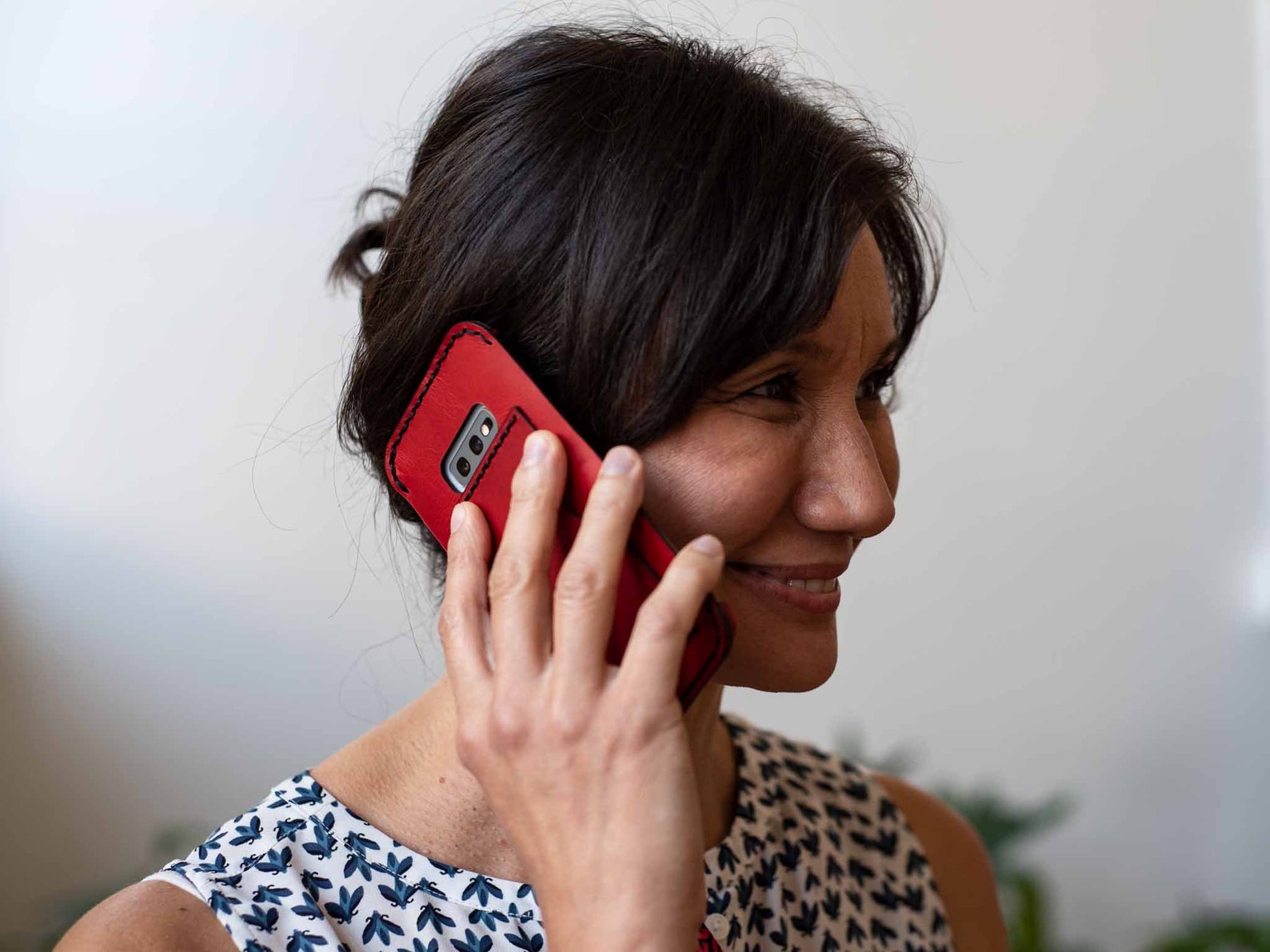 Leather Double Phone Case Dual Phone Case Case Holds Two | Etsy