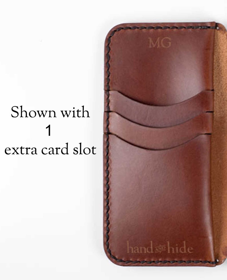 Extra Card Slot Add-on for Leather Wallet Case - Etsy