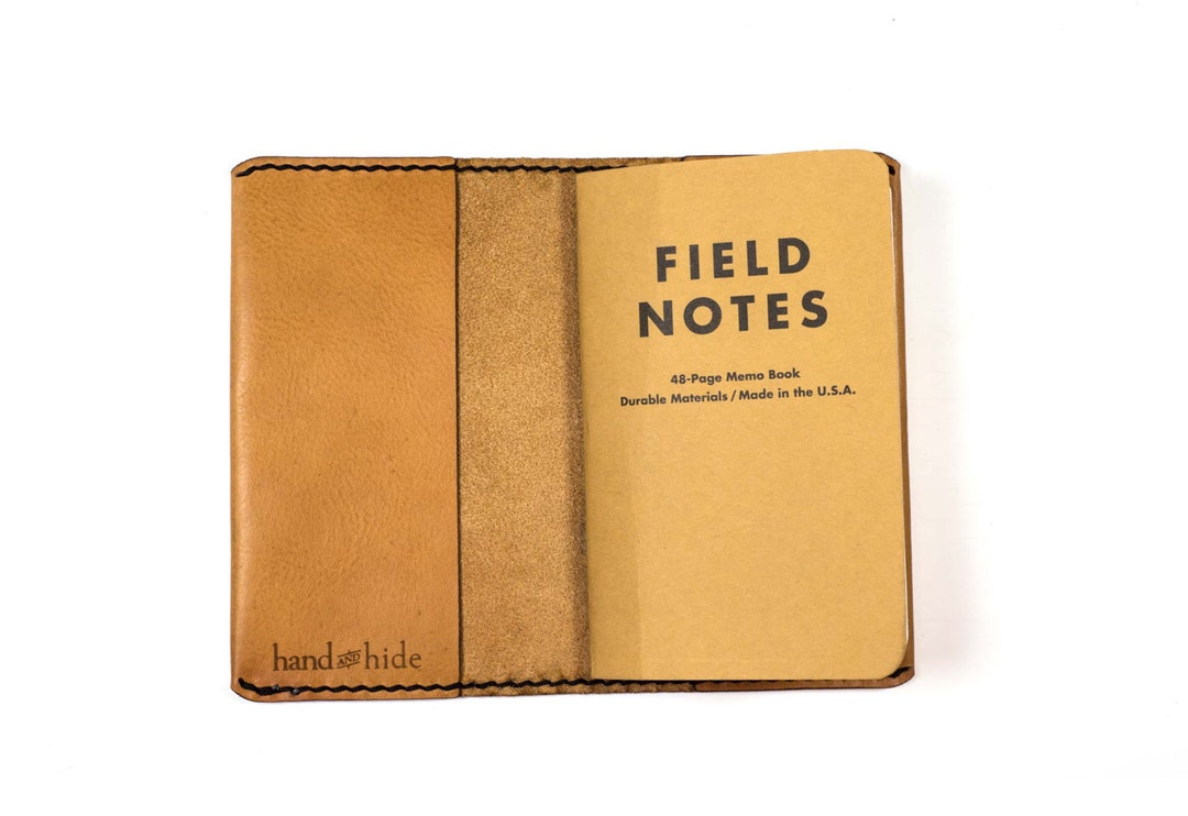 Leather Journal Cover for Field Notes Original Size, Leather Notebook ...
