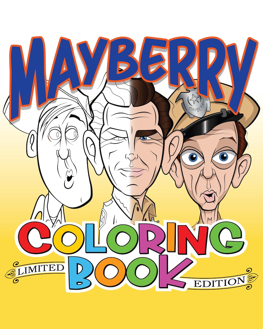 Mayberry Printable Coloring Book for Adults and Teens - Instant ...