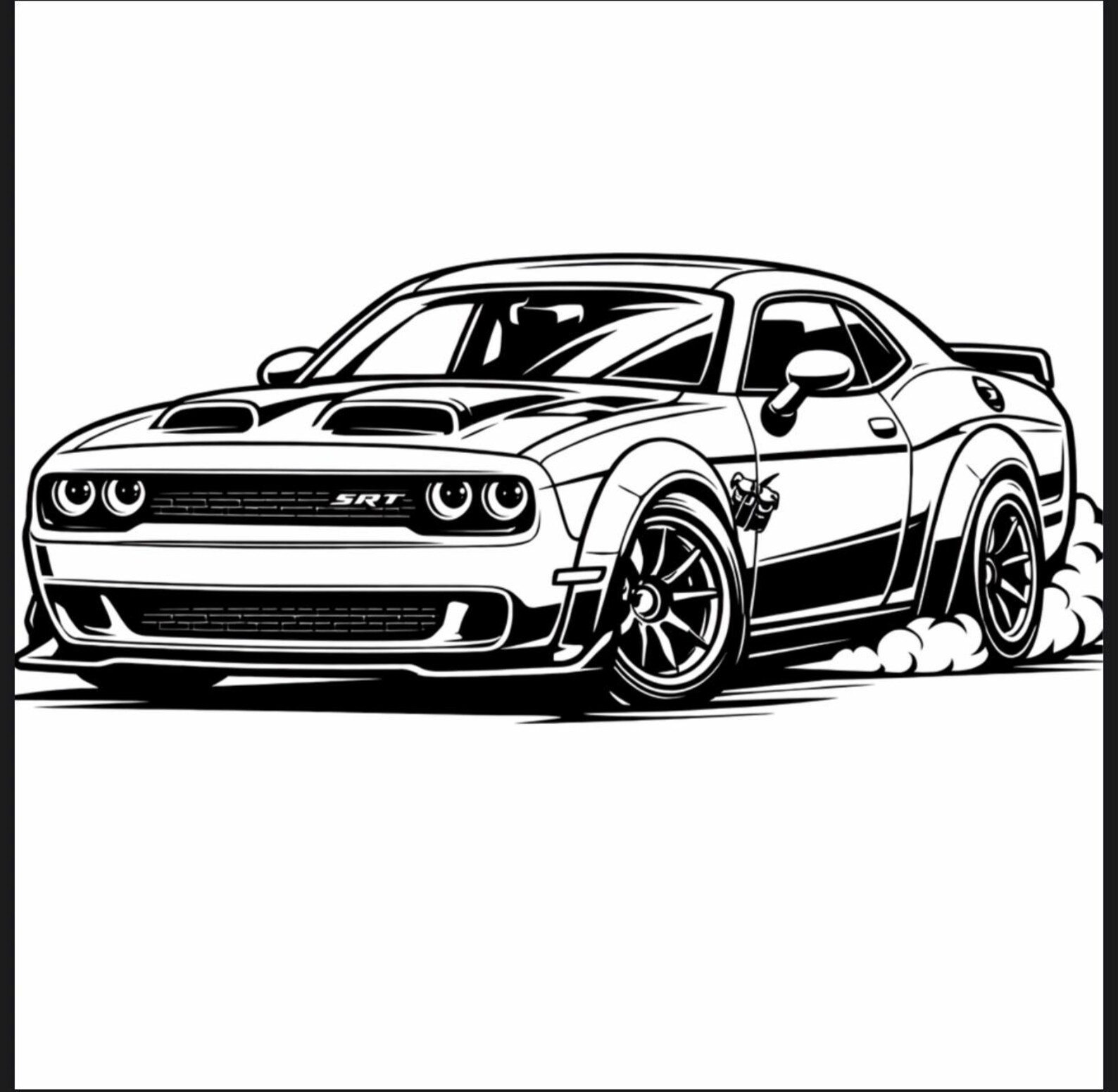 Best Seller Corvette C7 ZR1 Coloring Page, Printable Car Art (digital ...