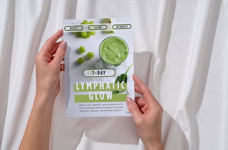 Guide de 7 jours de smoothies lueur lymphatique imprimable, PDF de ...