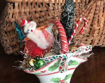 Santa Basket | Etsy