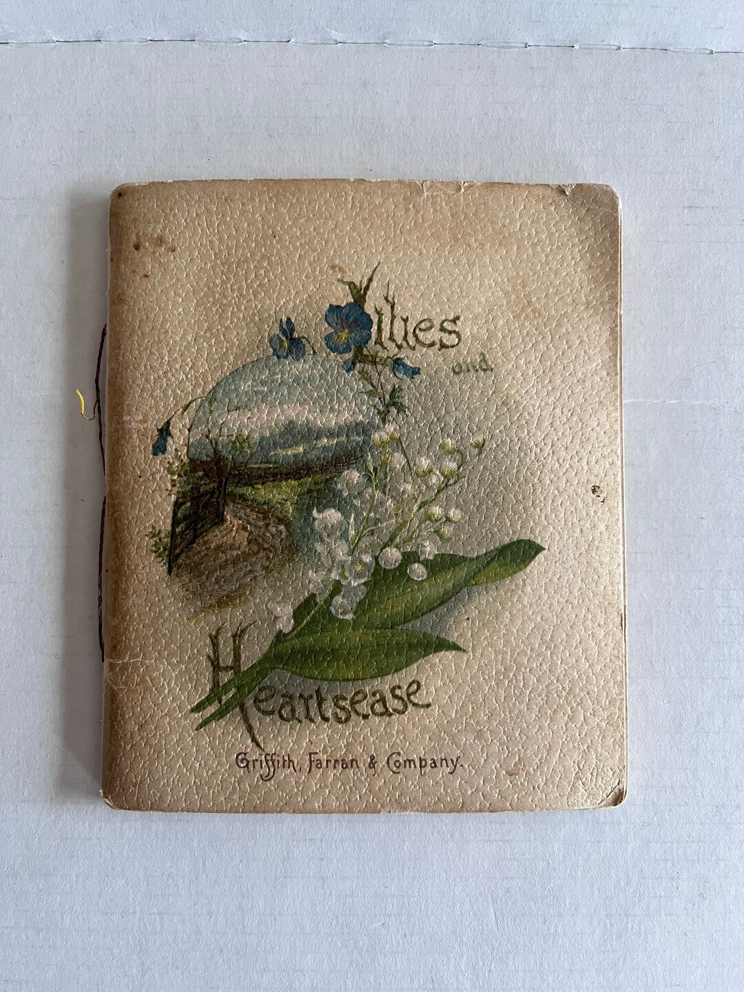Lilies and Heartsease Antique Poetry Book - Etsy