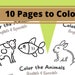 English-spanish Animal Coloring Pages for Toddlers (digital Download ...