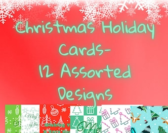 PRINTABLE Holiday Cards: Winter Scenes Set of 5 - Etsy