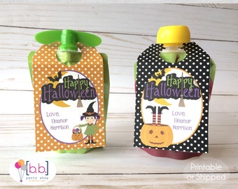 Applesauce Pouch Valentine's Day Tag Label Printable or | Etsy