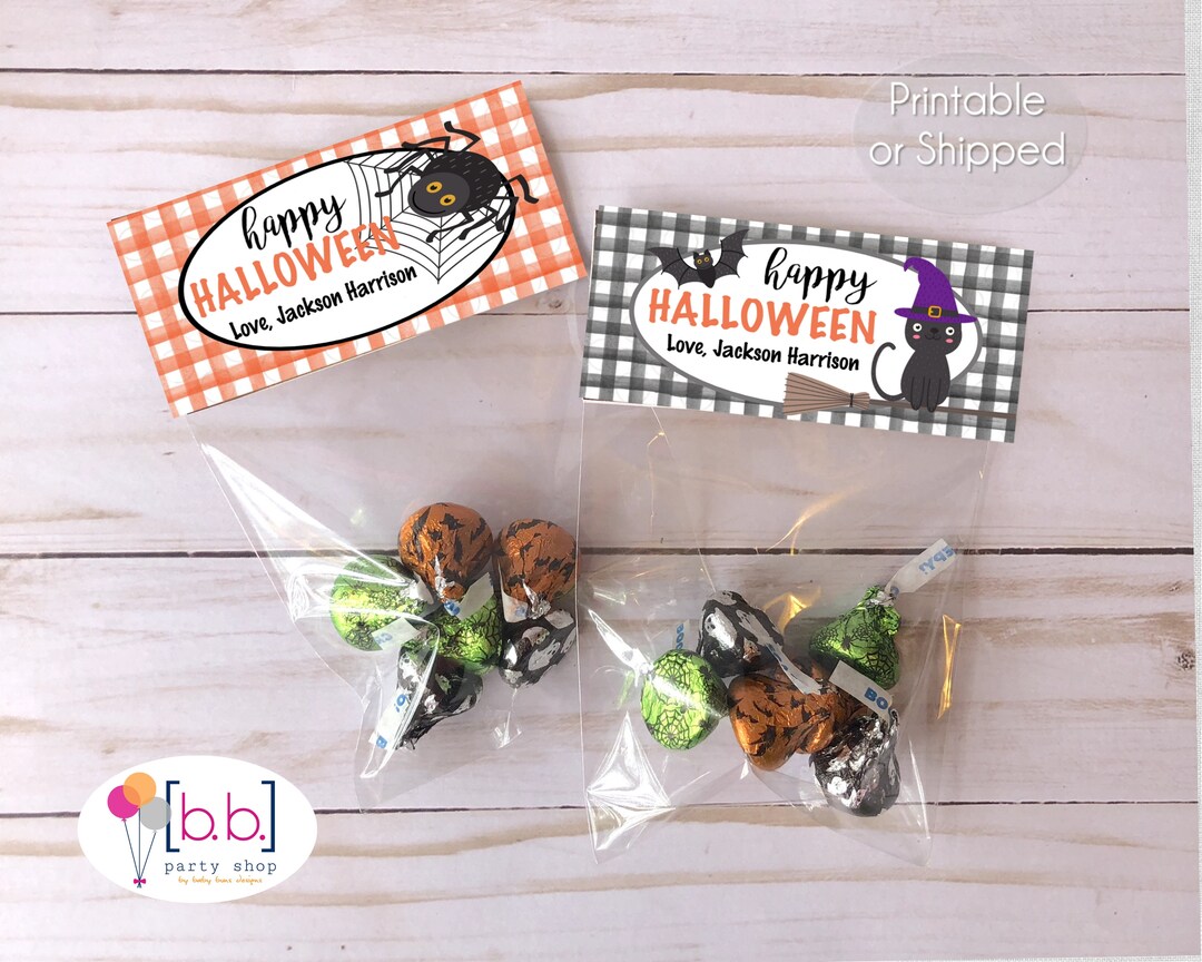 Halloween Treat Goodie Bag Spider School Printable or - Etsy