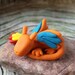 Charizard Figurine | Dragon Figurine | Polymer Clay Dragon, Polymer ...