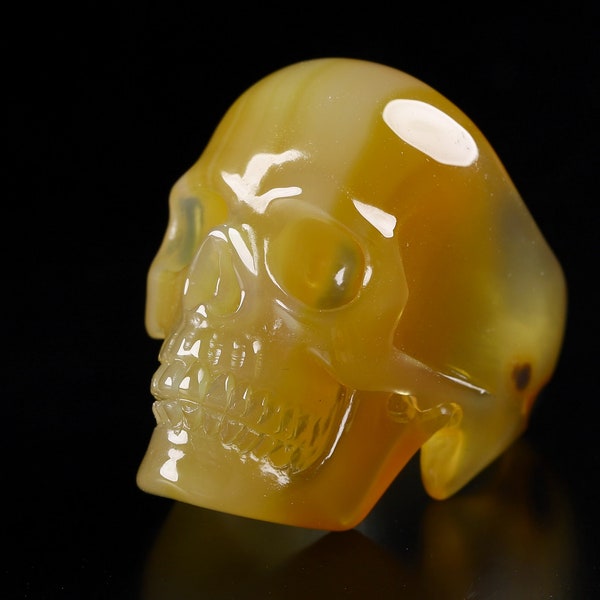 Skull Gem Ring - Etsy