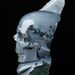 Skullis Crystal Skull, 6.6" Agate Amethyst Druse Hand Carved Gemstone ...