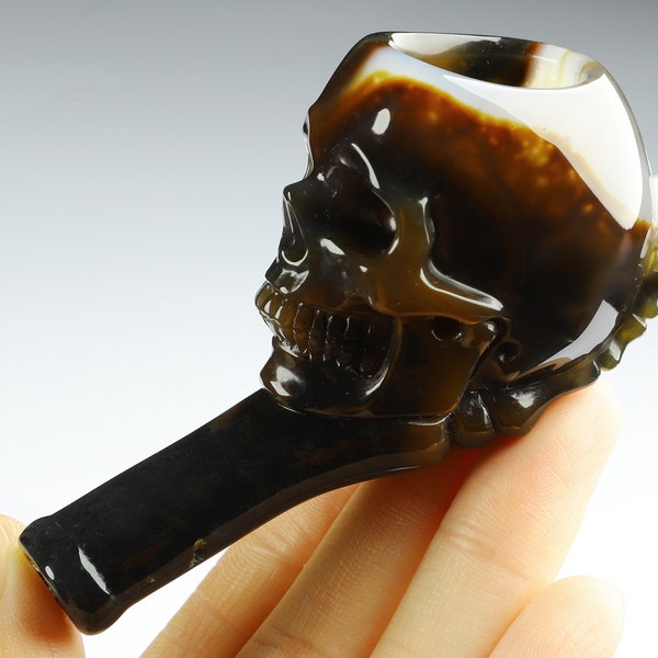 Skull Pipe - Etsy
