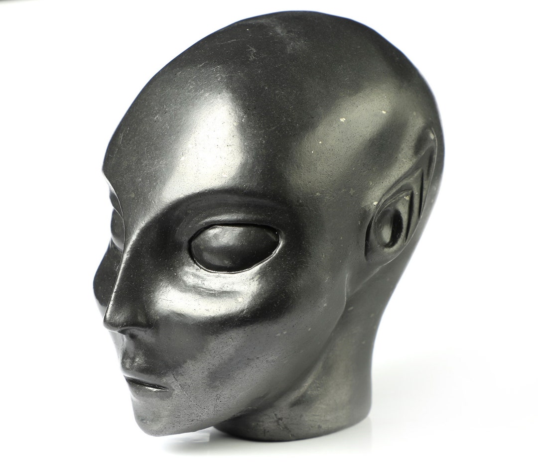 Skullis Crystal Skull, 4.0 Shungite Hand Carved Fairy Elf Alien Crystal ...