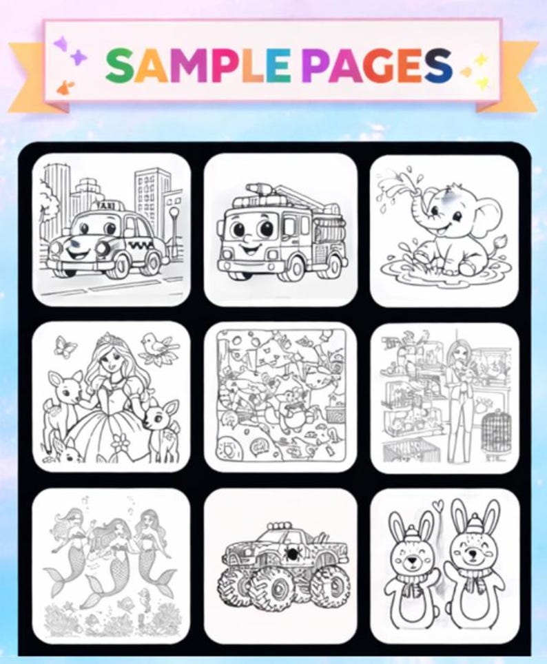 Animal Family Coloring Book | Cozy Scenes, Kids Activity (PDF Download ...