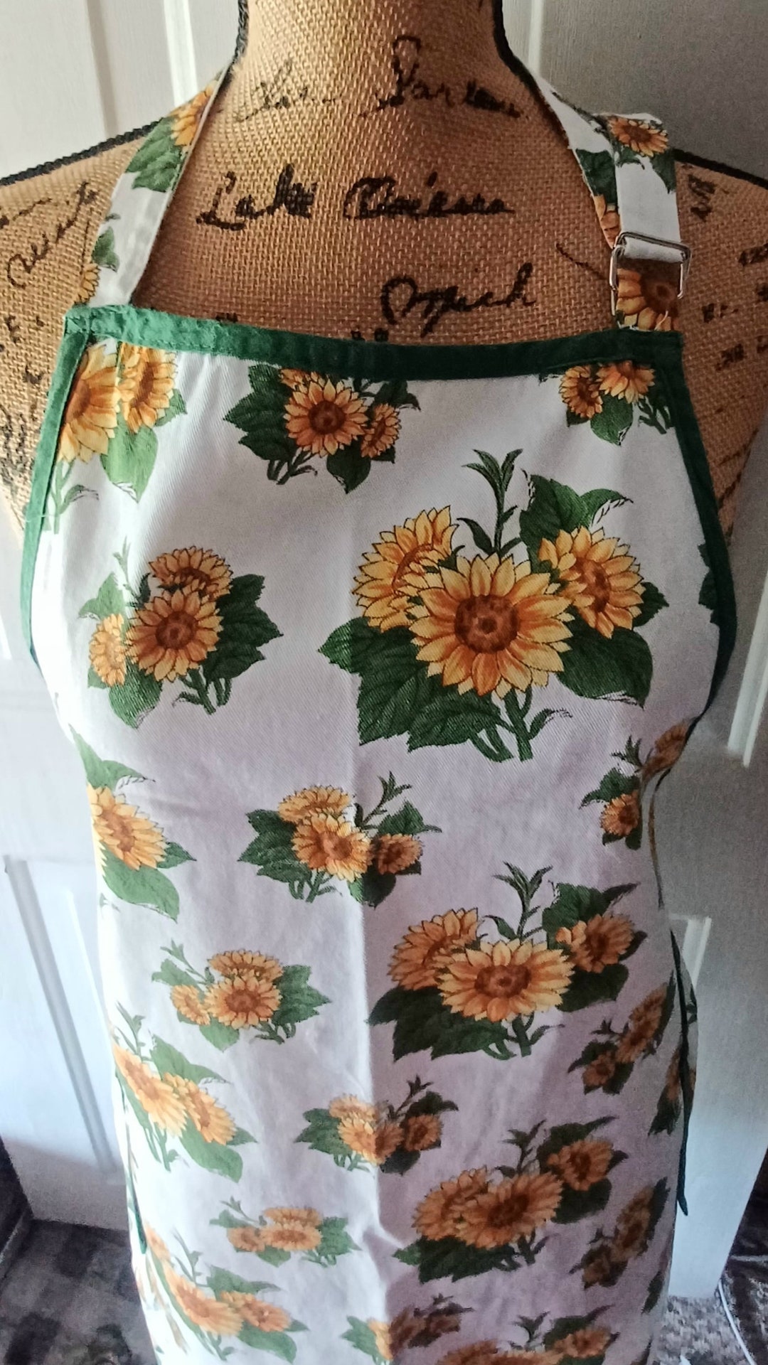 Sunflower Kichen Boas and Apron, Sunflower Kitchen Boa, Country ...
