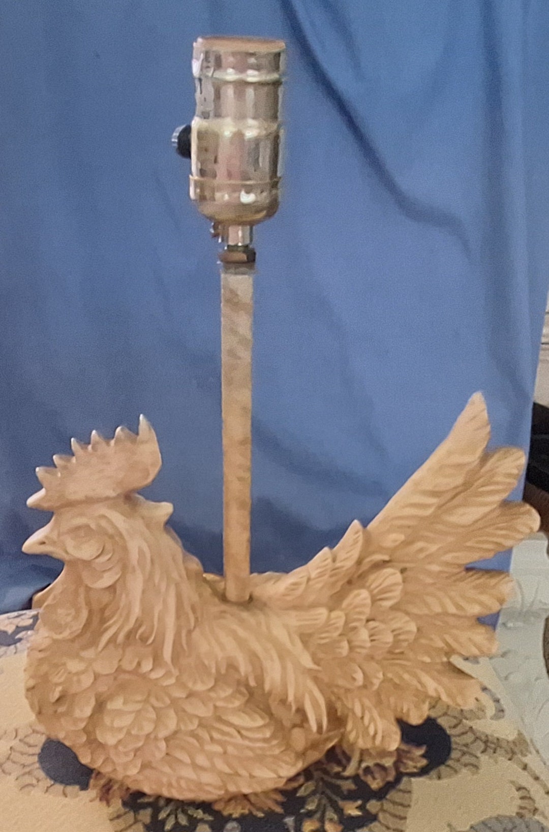 Vintage Rooster, Hen Lamp, Chicken Lamp, Farmhouse Decor, Country ...