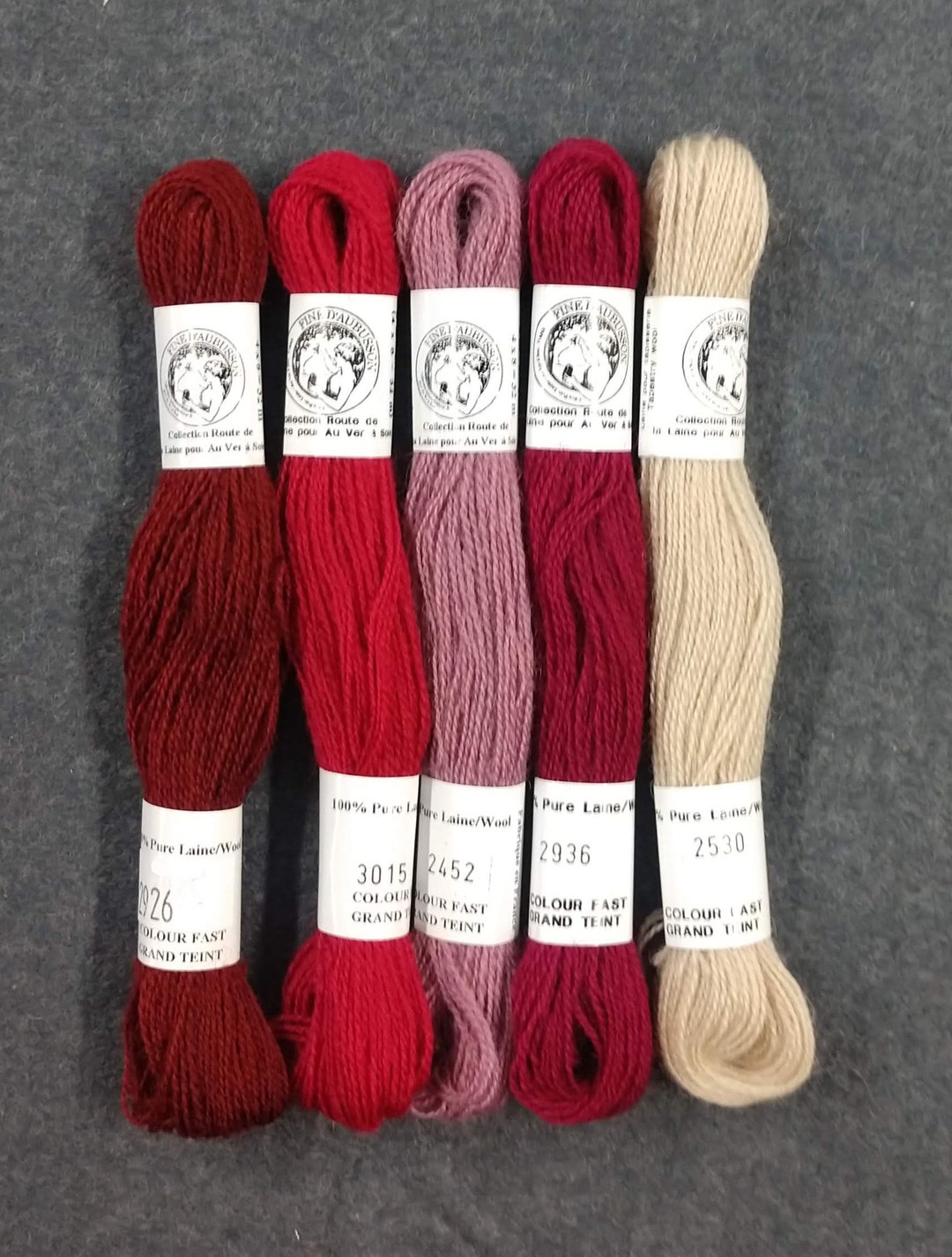 Wool French Floss / Wool Floss / Embroidery Floss / Embroidery Wool ...