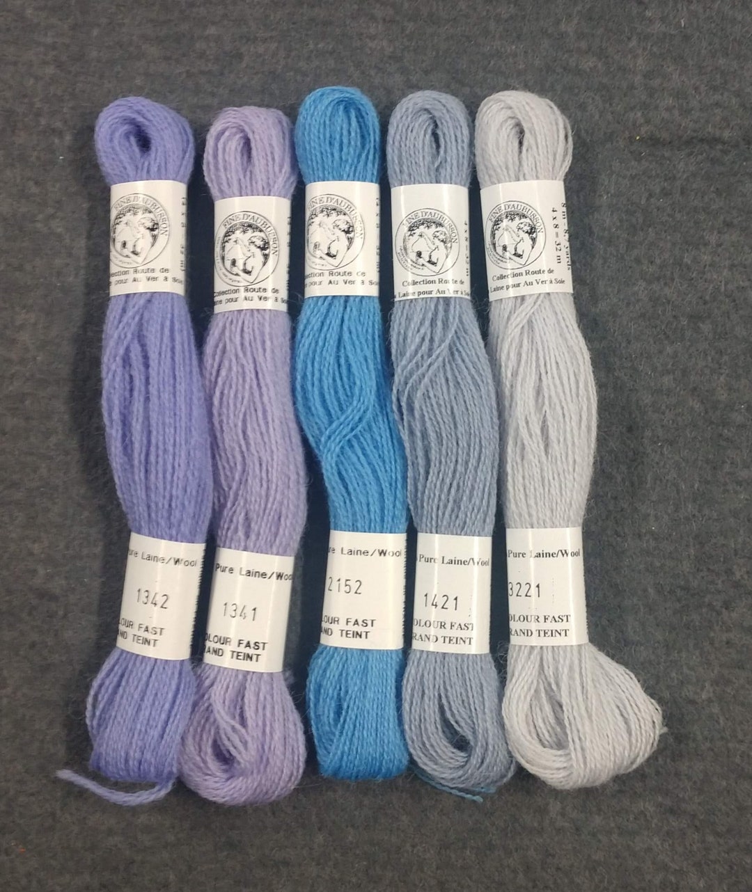 Wool French Floss / Wool Floss / Embroidery Floss / Embroidery Thread / Cross Stitch Thread ...