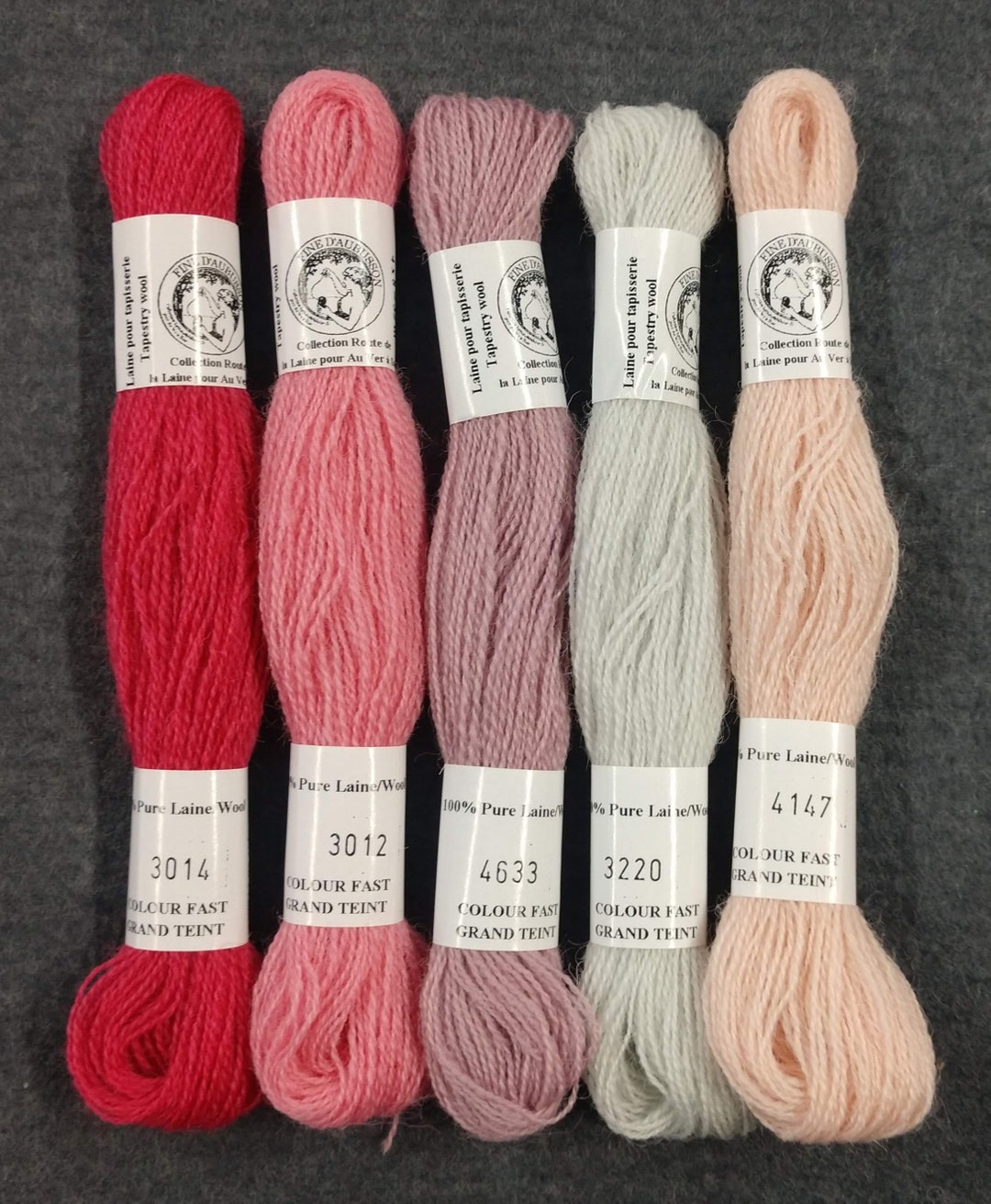 French Wool Floss / Shades of Pink Floss / Lane Pour Tapestry Wool ...
