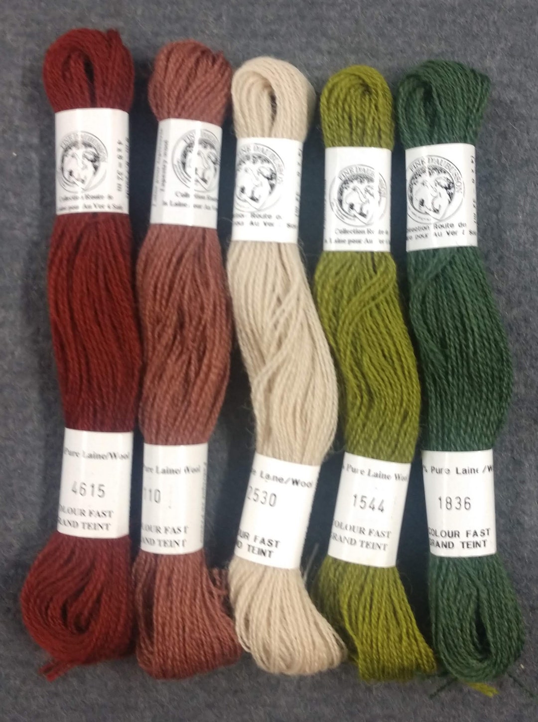 Wool French Floss / Wool Floss / Wool Thread / Embroidery Floss ...