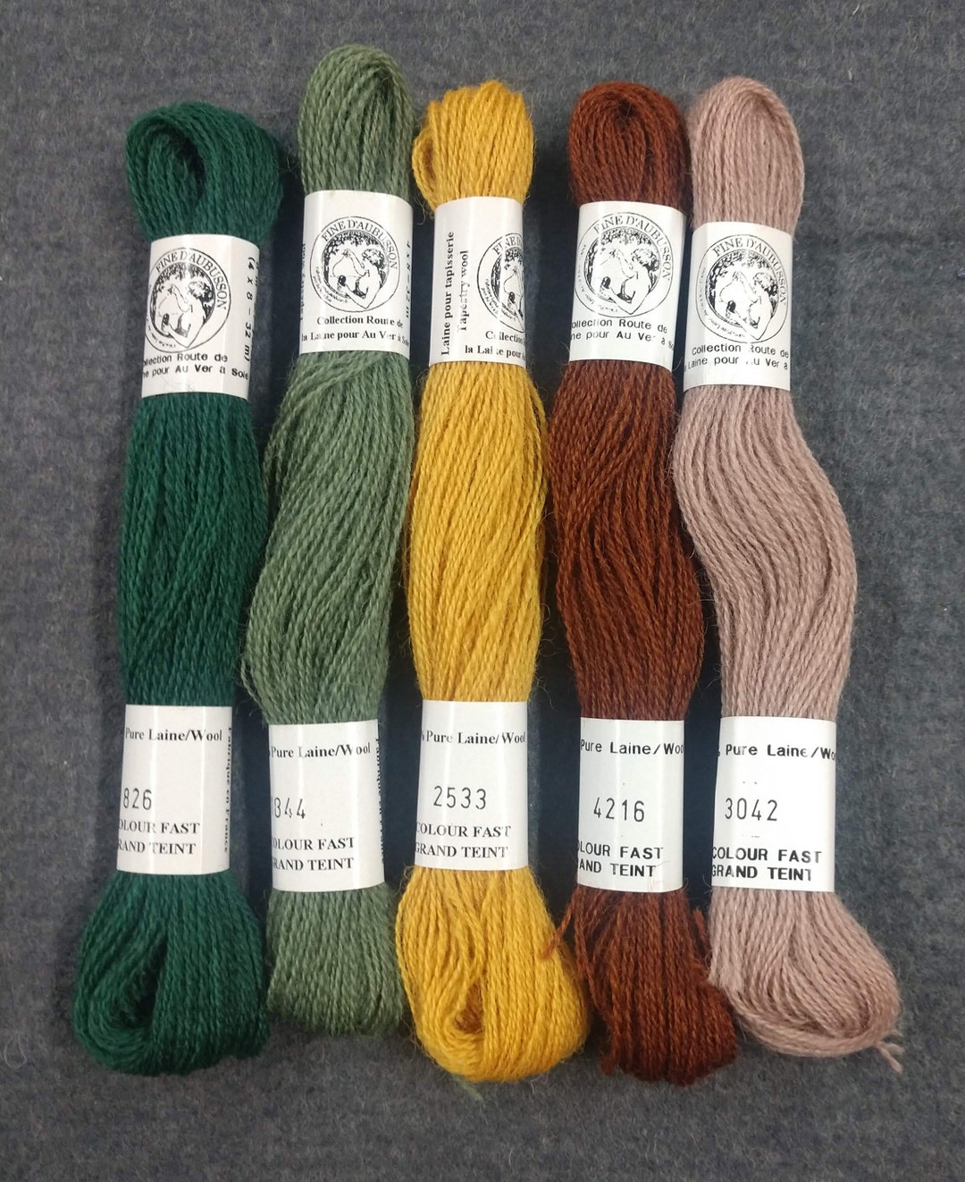 Wool French Floss / Wool Floss / Embroidery Floss / Embroidery Floss ...