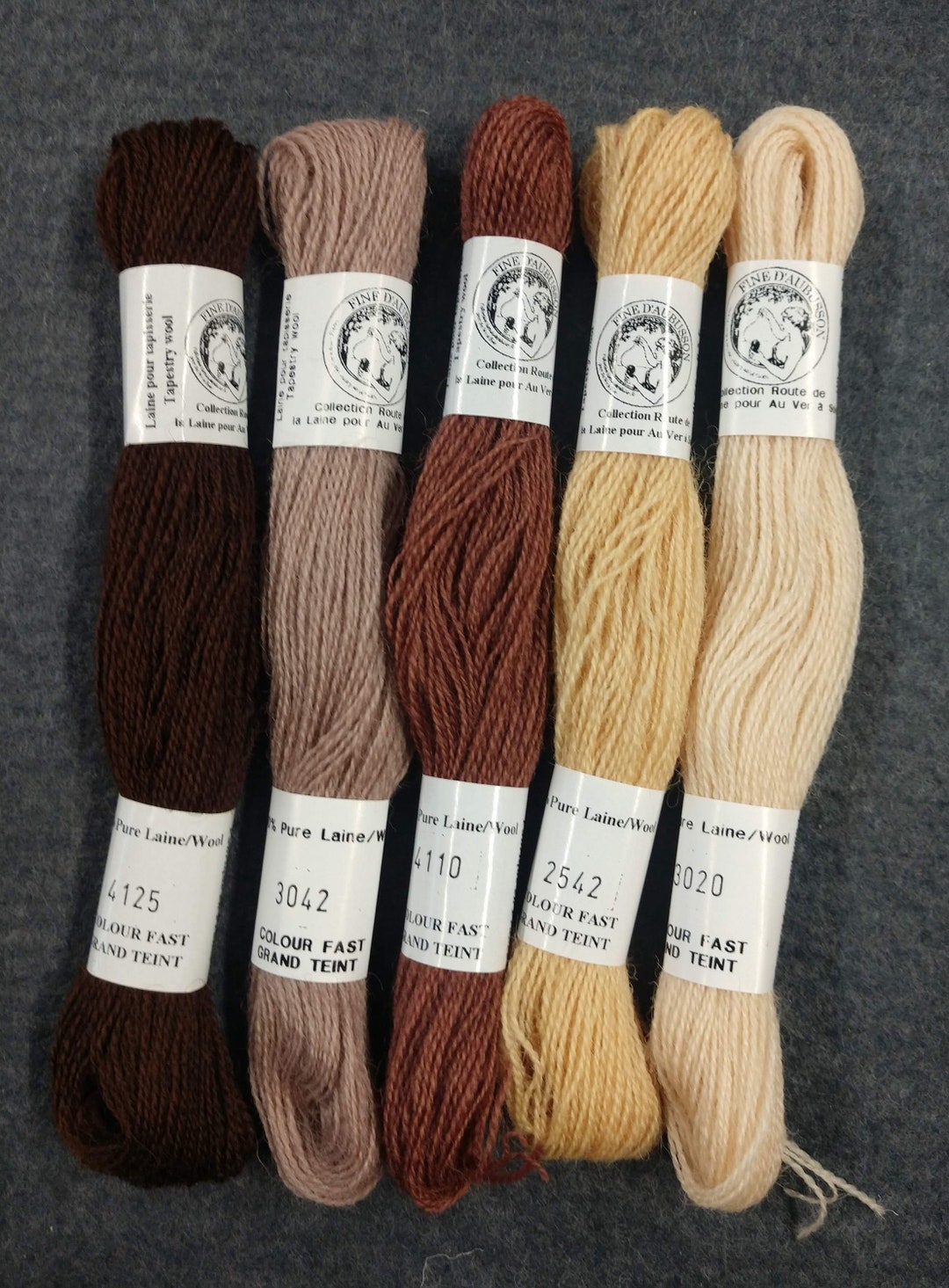 French Wool Floss / Wool Embroidery Thread / Lane Pour Tapestry Wool ...
