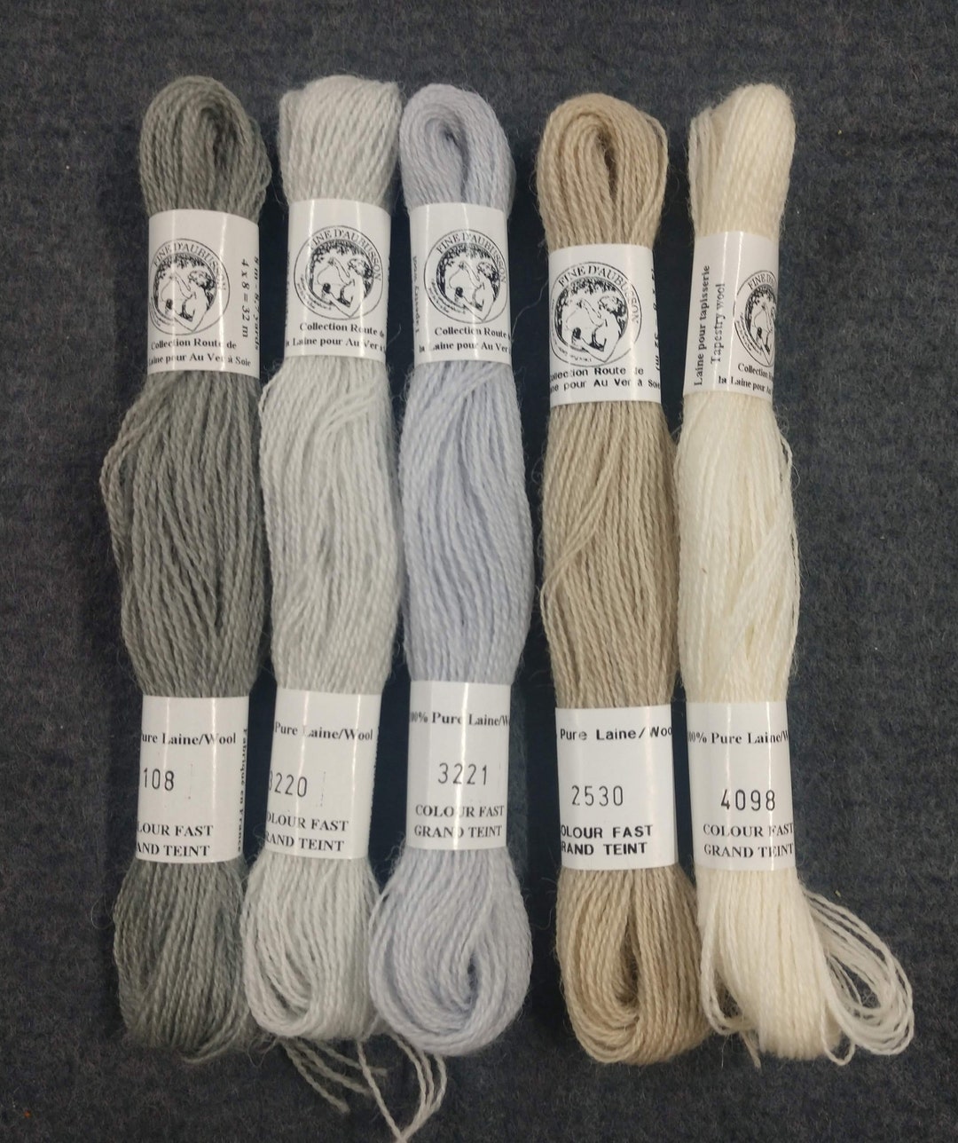 Wool French Floss / Wool Floss / Embroidery Floss / Embroidery Thread ...