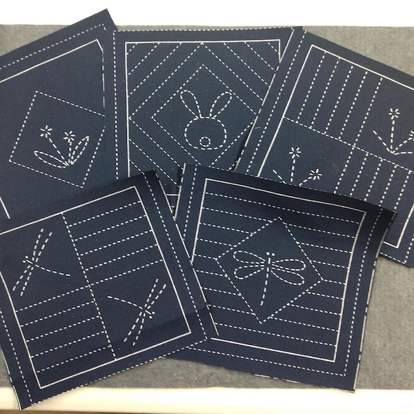 Sashiko Patch - Etsy