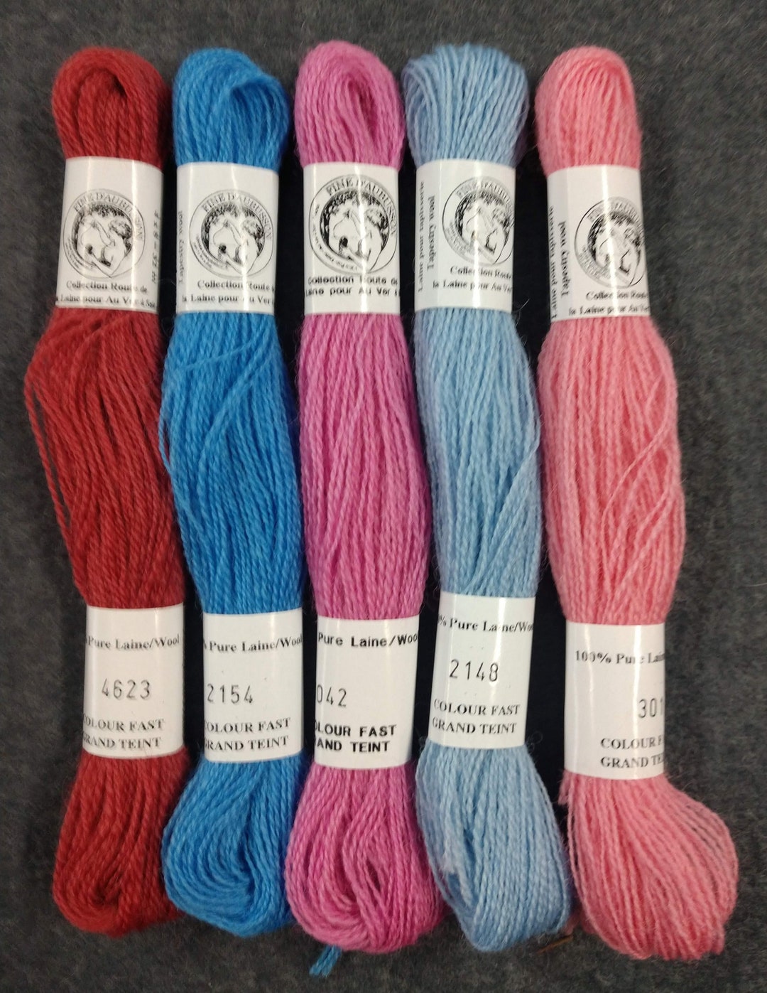Wool French Floss / Wool Floss / Embroidery Floss / Embroidery Wool ...