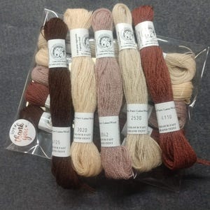 French Wool Floss / Wool Floss / Floss / Embroidery Floss / Embroidery ...