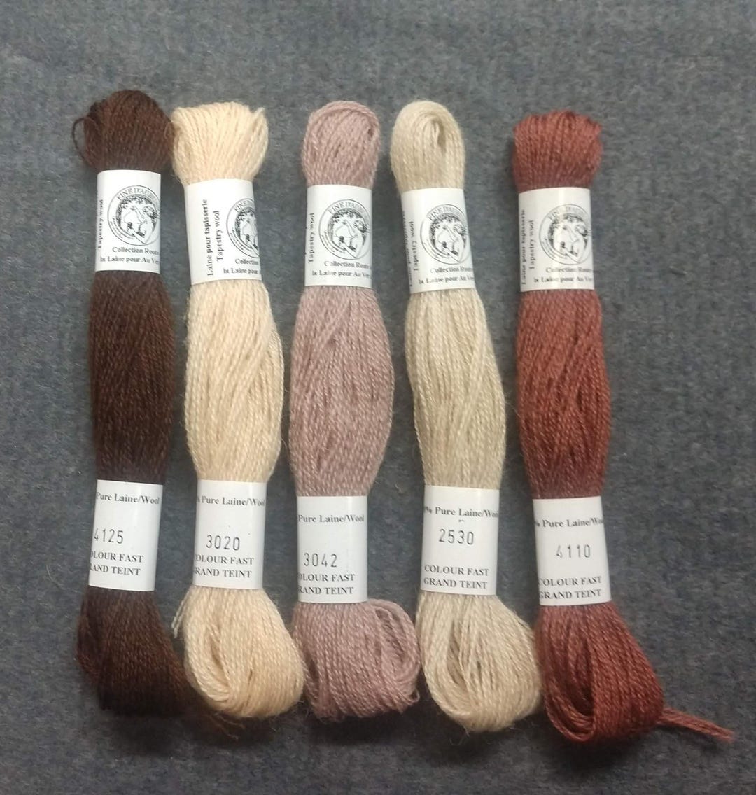 French Wool Floss / Wool Floss / Floss / Embroidery Floss / Embroidery ...