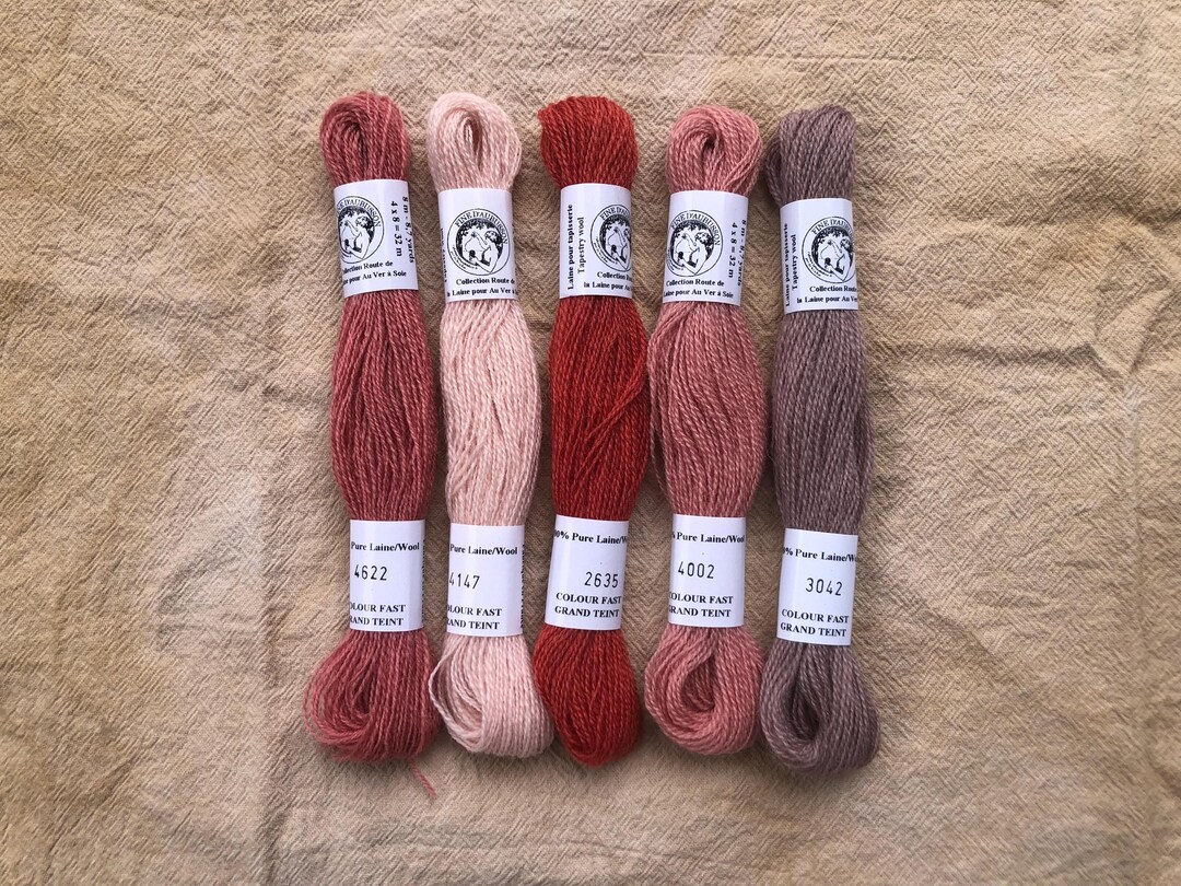 French Wool Floss / Wool Floss / Floss / Embroidery Floss / Embroidery ...