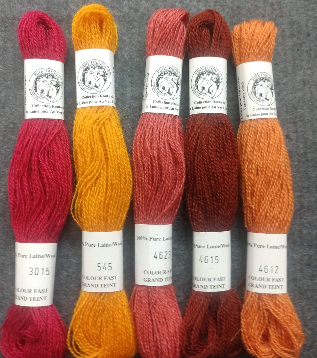 French Wool Floss / Wool Floss / Floss / Embroidery Thread / Embroidery ...