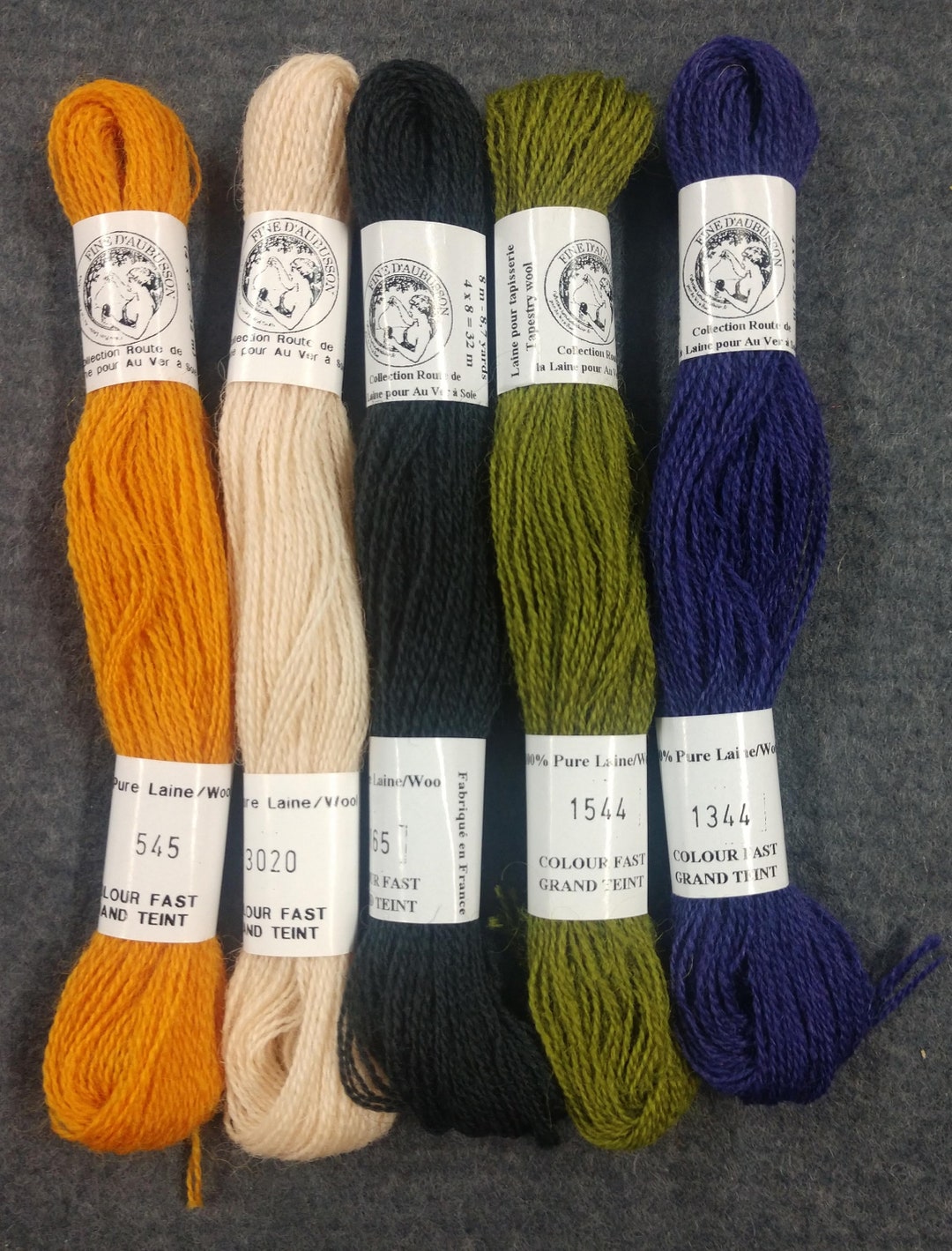 Wool French Floss / Wool Floss / Embroidery Floss / Wool Embroidery ...