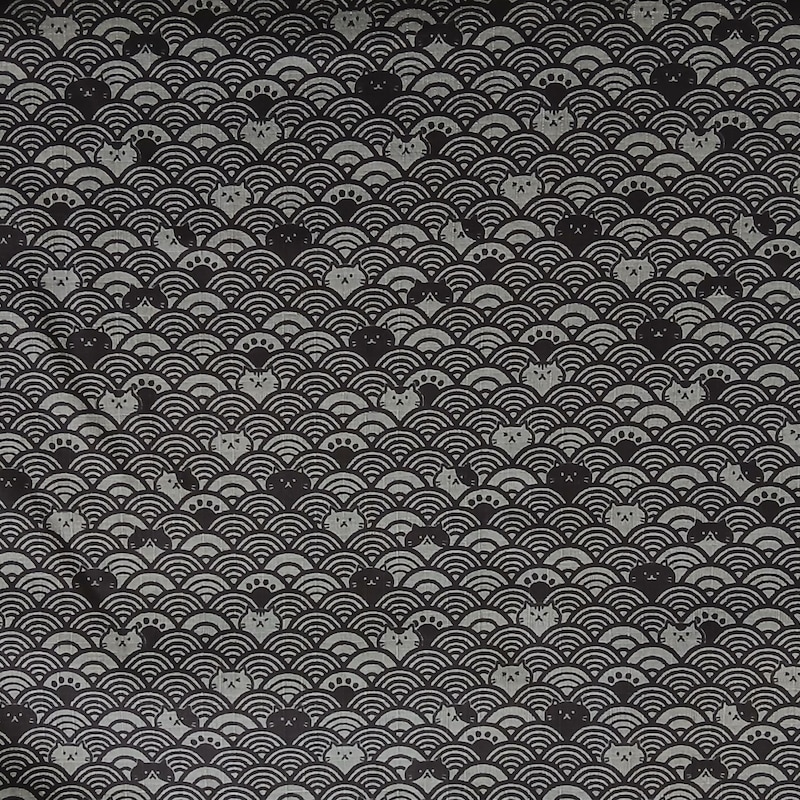 Japan Cosmo Cat Fabric - Etsy