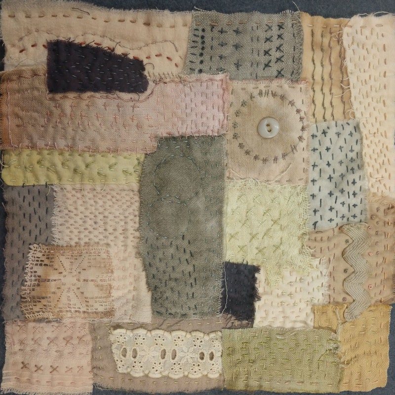 Small Stitch Textile Art - Etsy