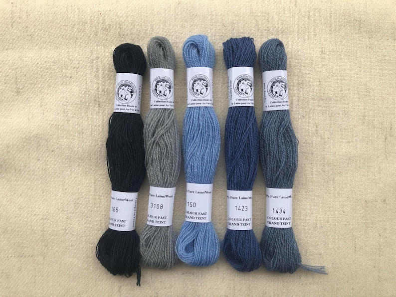 Wool French Floss / Wool Floss / Embroidery Floss / Embroidery Wool ...