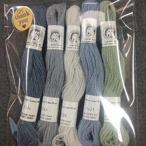 Wool French Floss / Wool Floss / Embroidery Floss /wool Embroidery ...