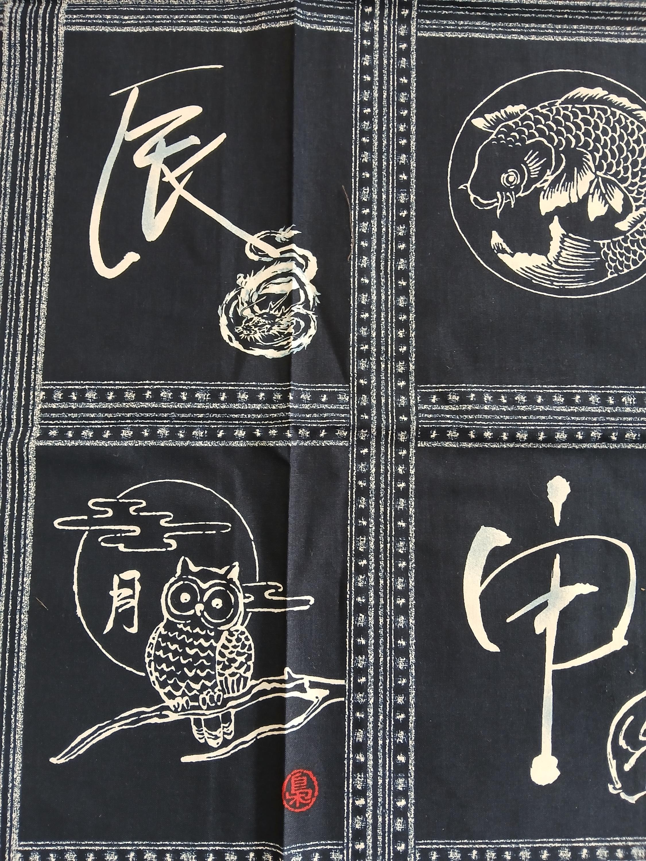 Japanese Fabrics / Wagara Fabric Panel / Fabric Panel - Etsy