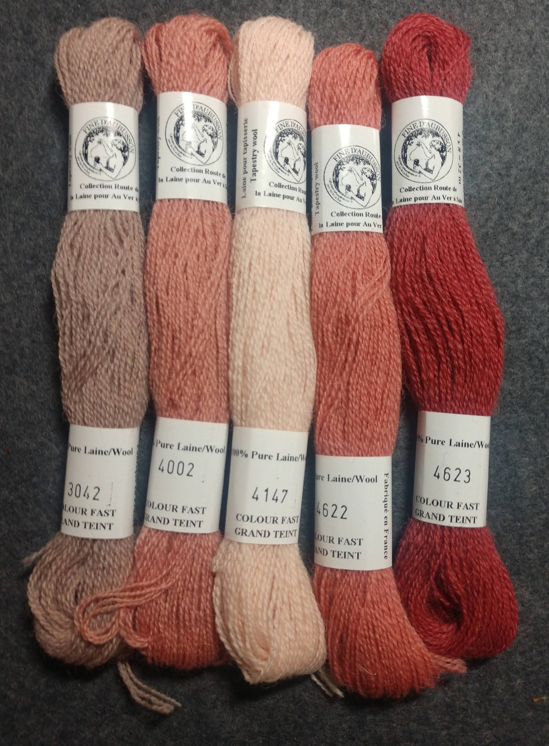 French Wool Floss / Wool Floss / Floss / Embroidery Floss / Embroidery ...