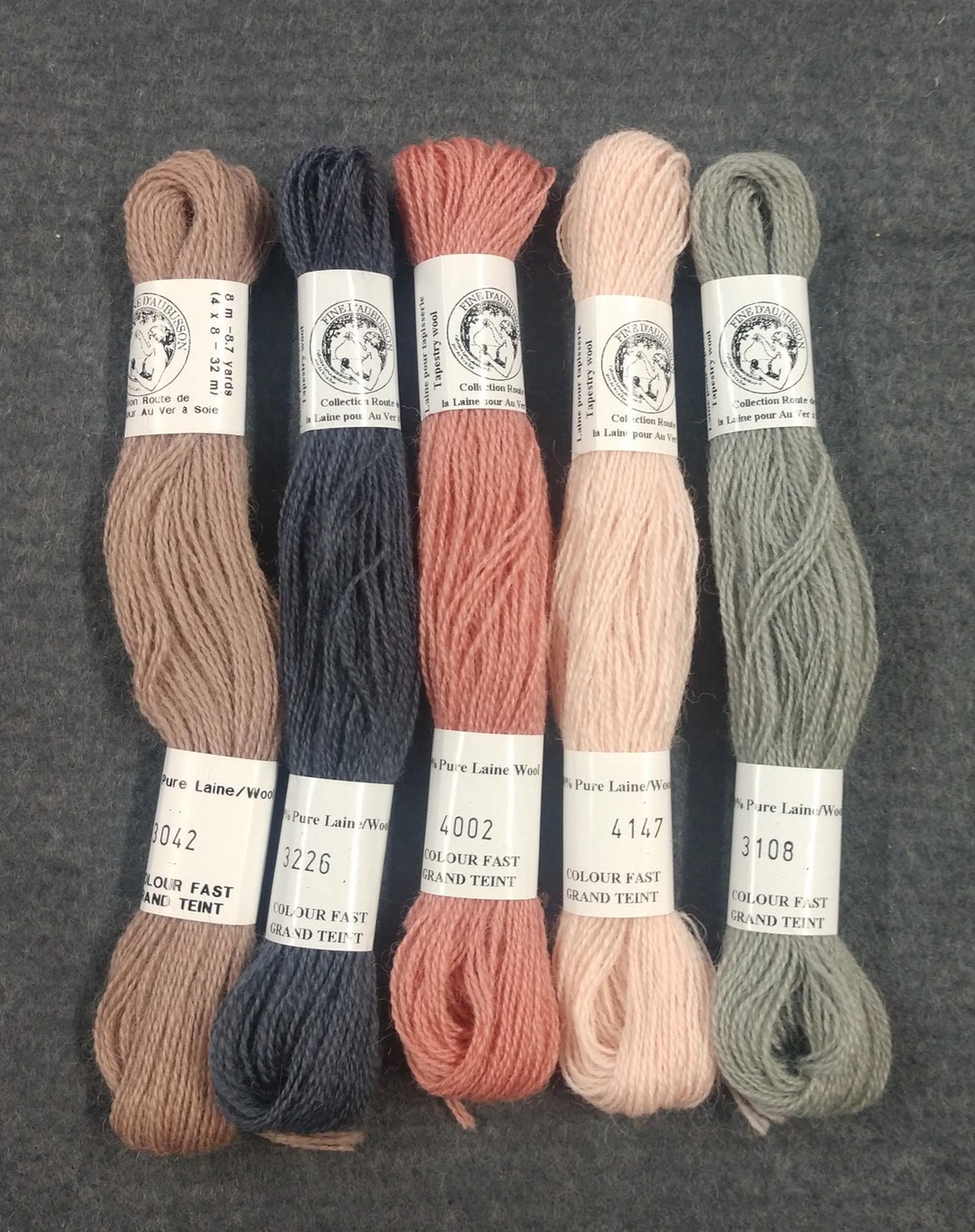 Wool French Floss / Wool Floss / Embroidery Floss / Wool Embroidery ...
