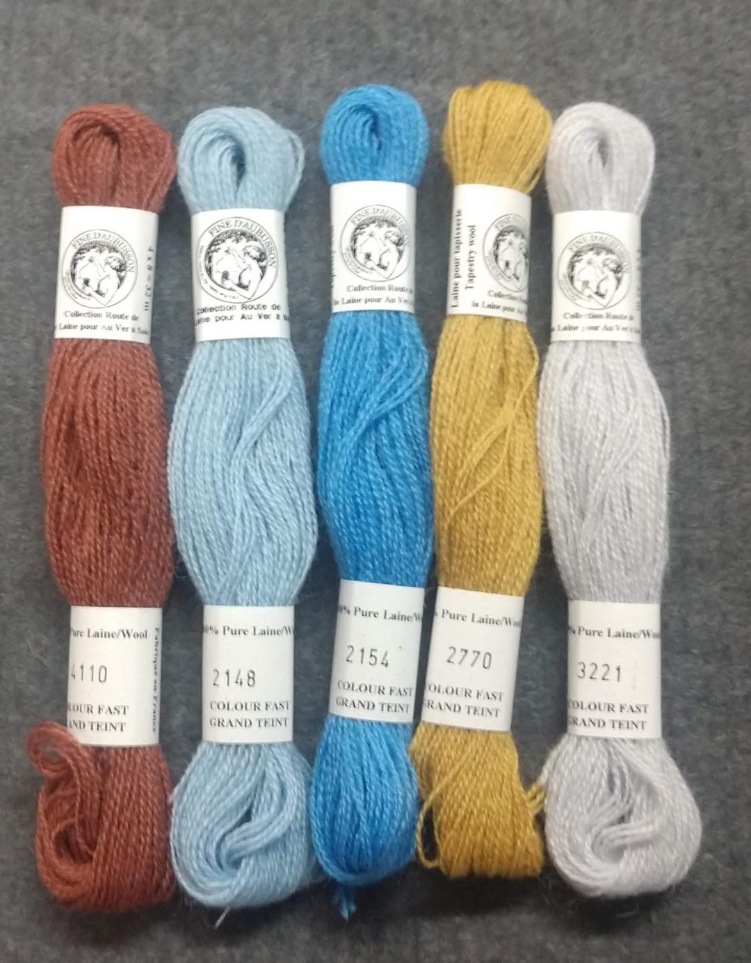 French Wool Floss / Wool Floss / Embroidery Floss / Embroidery Thread ...